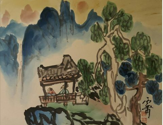 운보 김기창 의 바보산수/Picture fool landscape painted by Unbo Kim ki-chang : 네이버 블로그