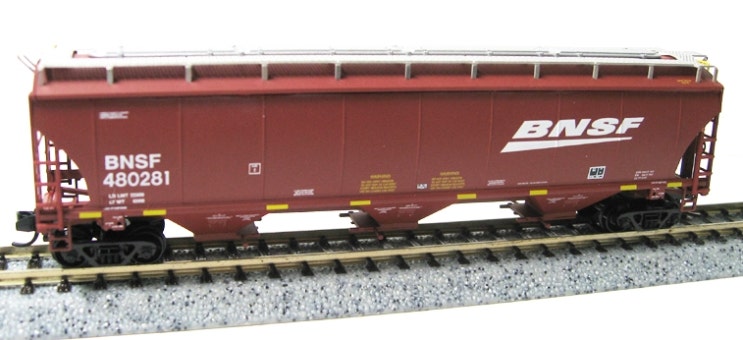 철도모형 [Intermountain] 61207-14 | Trinity 5161 Cu. Ft. / 3-Bay Covered ...