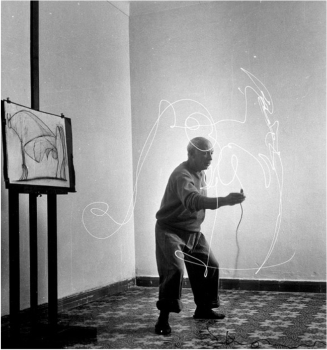 Pablo Picasso, Light Drawings de Pablo Picasso : 네이버 블로그