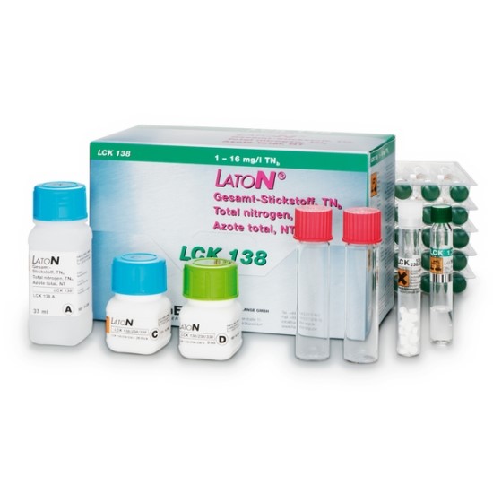 HACH LANGE LCK138 총질소 측정 시약 1 - 16 mg/L 하크랑게 Laton Total Nitrogen ...