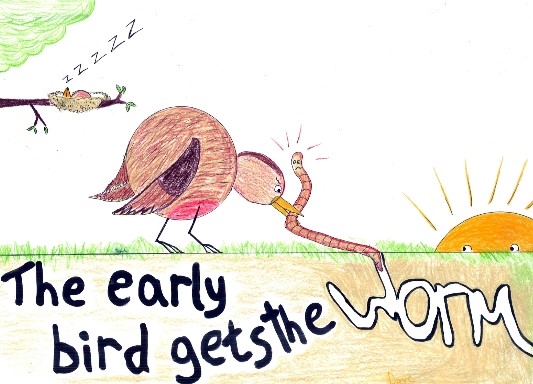 "The early bird gets the worm" : 네이버 블로그