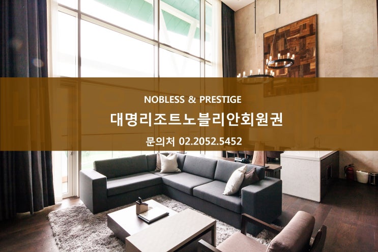 국내명품종합레저를 즐길 수 있는 대명리조트노블리안회원권으로 당신을 예우합니다 네이버 블로그