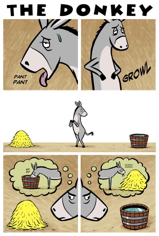 영어/상식] Big bang theory 빅뱅이론에서 나온 Buridan's ass(donkey), 뷔리당의 당나귀 ...