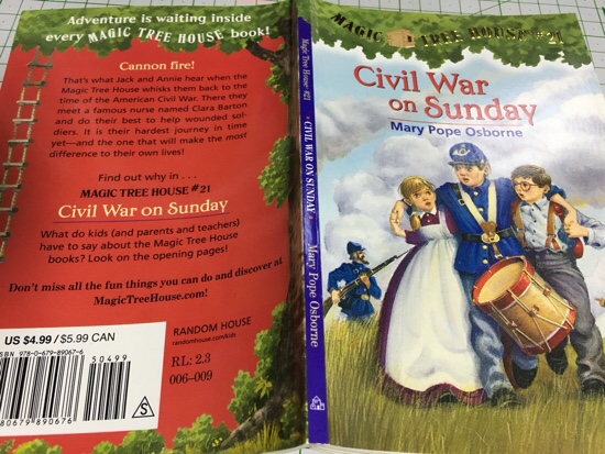 매트하 Magic Tree House #21 Civil War on Sunday : 네이버 블로그