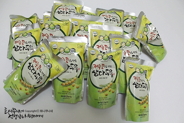 제주콩산업 제주콩으로 만든 무설탕 두유삼다두유 네이버 블로그
