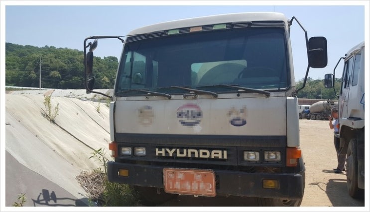 중고레미콘- 현대믹서트럭 ☆ 1994년02월식 91A . : 네이버 블로그