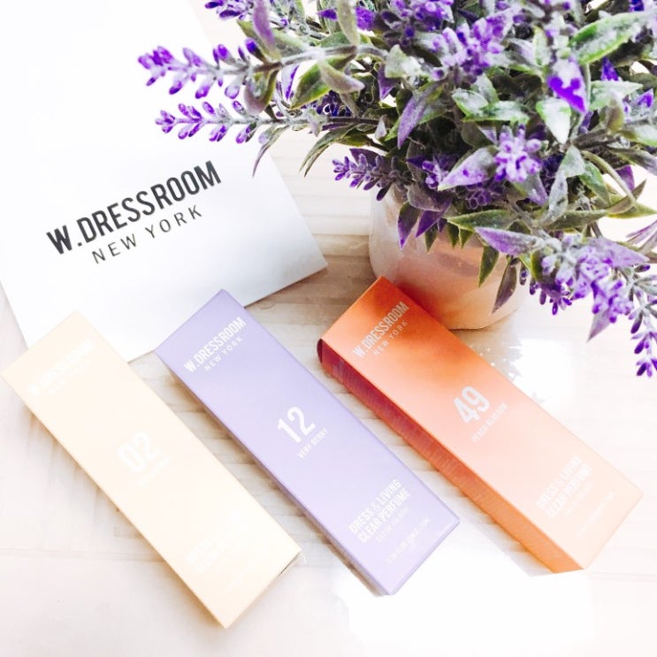 W.DRESSROOM 더블유드레스룸 * 드레스퍼퓸 포터블 3종 * 코코코넛 * 베리베리 * 피치블러썸 향 너무 좋아! : 네이버 블로그