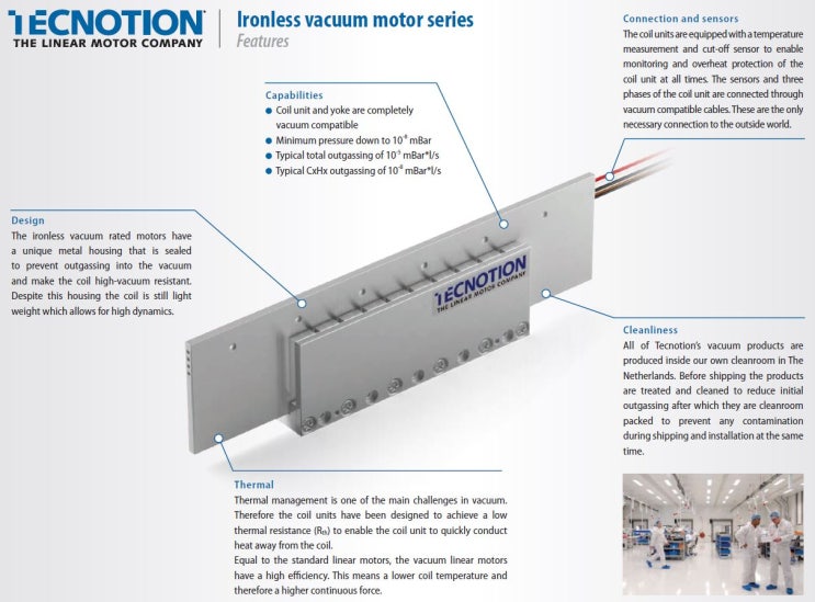 테크노션 Tecnotion 진공 리니어모터 Vacuum Linear motor : 네이버 블로그