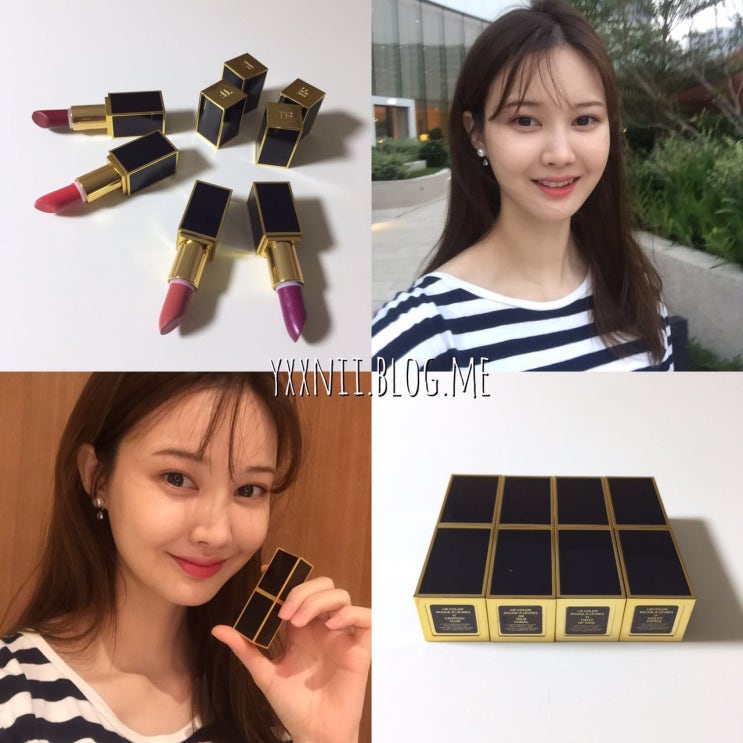 톰포드 립스틱 추천 4컬러 발색 크림슨 느와르 트루코랄 트위스트 오브 페이트 바이올렛 파탈 네이버 블로그