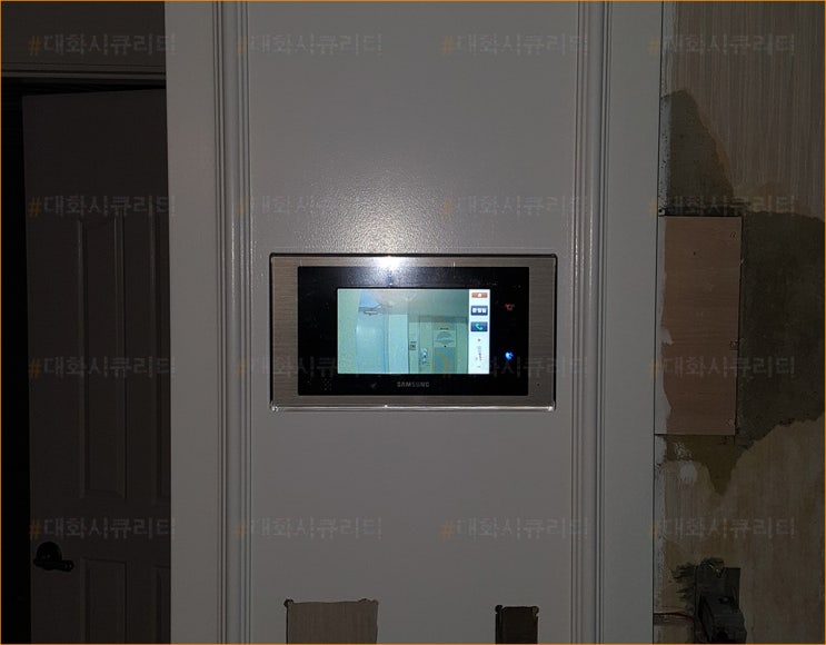 삼성인터폰교체설치/분당 구미동 까치마을 롯데선경 삼성비디오폰SHT-3527XM 설치했습니다. : 네이버 블로그