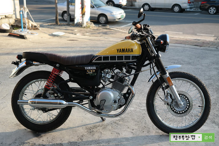 클래식 바이크 커스텀 : 미니SR 야마하 YB125SP : 네이버 블로그