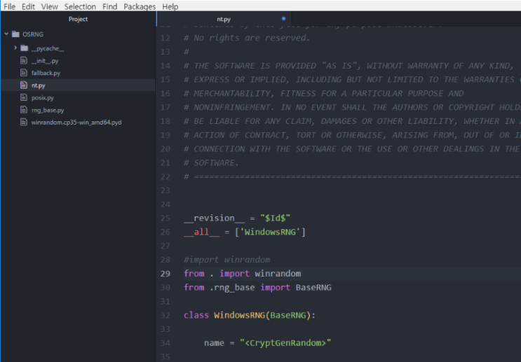 파이썬[python] ImportError: No module named 'winrandom' : 네이버 블로그