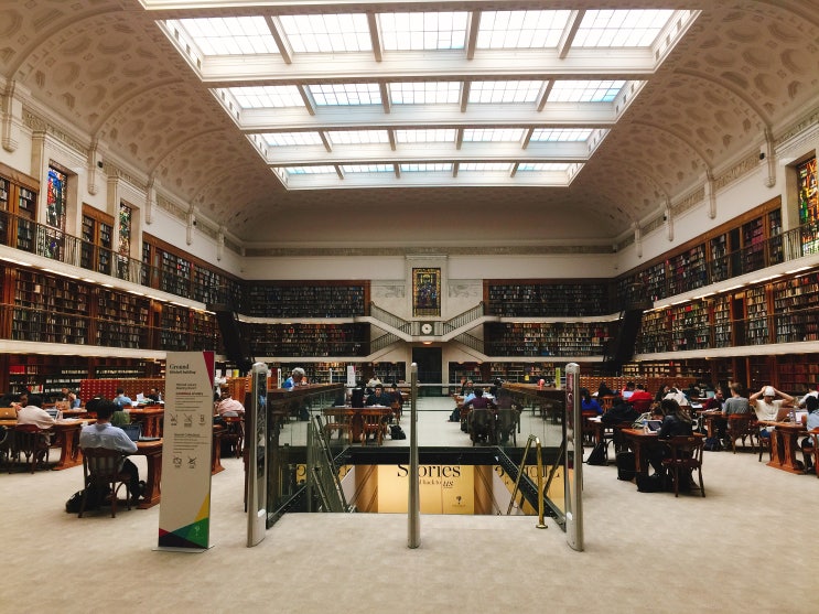[호주여행/시드니여행] 가볍게 구경하기 좋은 주립도서관(State Library of New South Wale) 공부하기도 ...