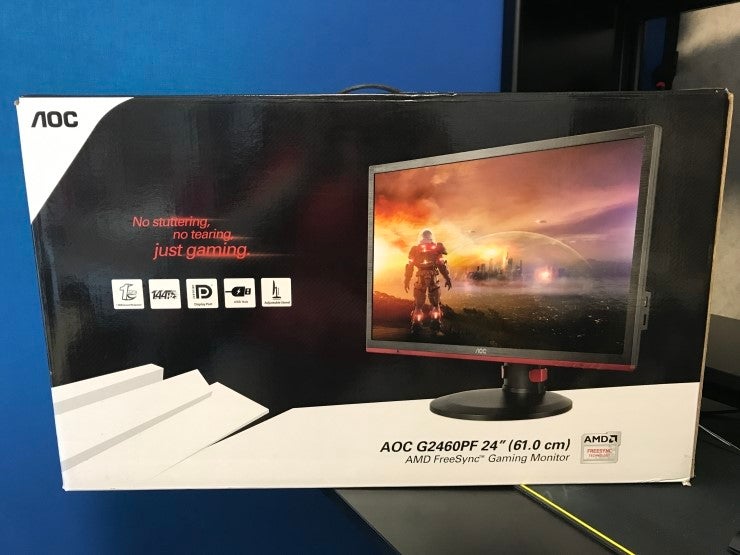 알파스캔 AOC g2460 144 모니터 개봉기. : 네이버 블로그