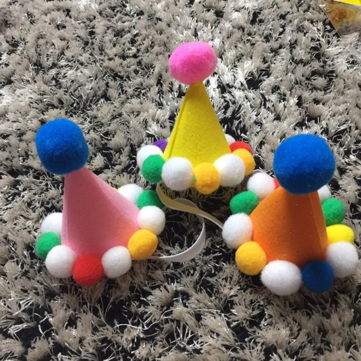 반려묘반려견 강아지 고양이 고깔모자 신디 생일파티용 고깔모자 만들기 네이버 블로그