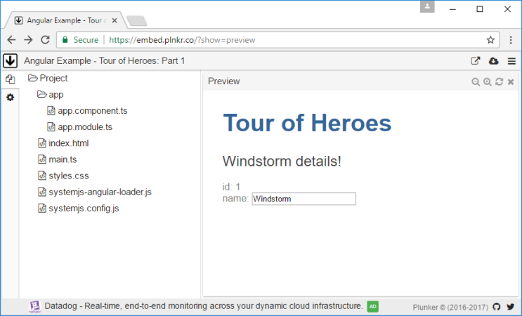앵귤러(angular) 공식 튜토리얼 Tour of Heroes 따라하기 1 : 네이버 블로그