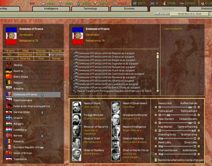 HOI2 - DHR(카이저라이히) 프랑스 코뮌(2) : 네이버 블로그