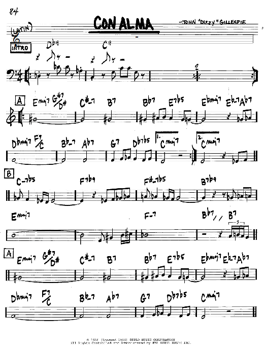 리얼북 악보 - Con alma : 네이버 블로그