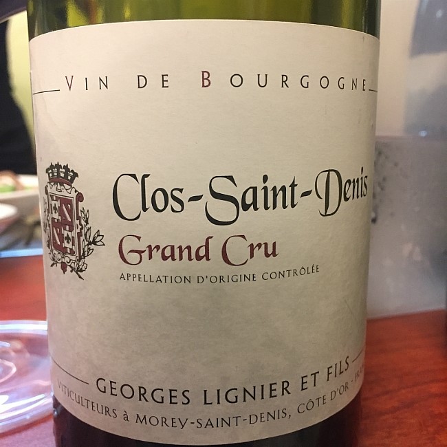 Domaine Georges Lignier et Fils, Clos-Saint-Denis 2010 : 네이버 블로그