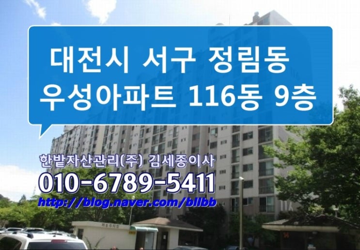 대전경매아파트경매 대전광역시 서구 정림동 우성아파트 116동 9층 경매 네이버 블로그