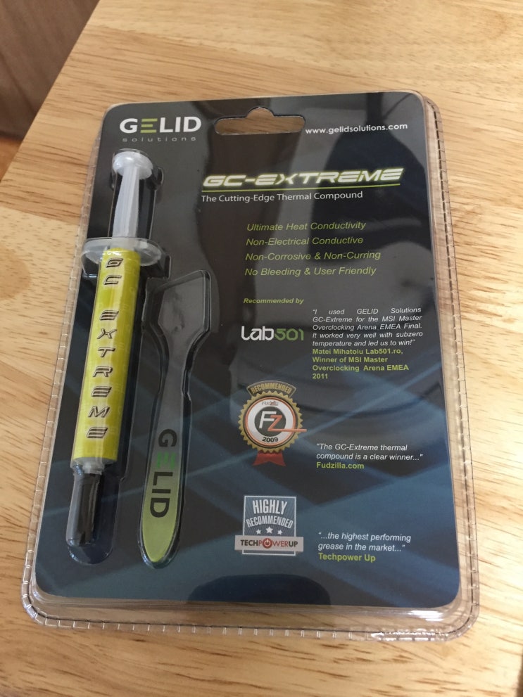 젤리드솔루션 GC-익스트림 - gelid solutions GC-extreme : 네이버 블로그