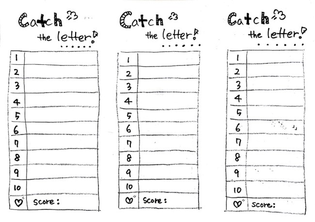【초등영어수업자료】- CATCH THE LETTERS GAME (영어/ 알파벳 game) : 네이버 블로그