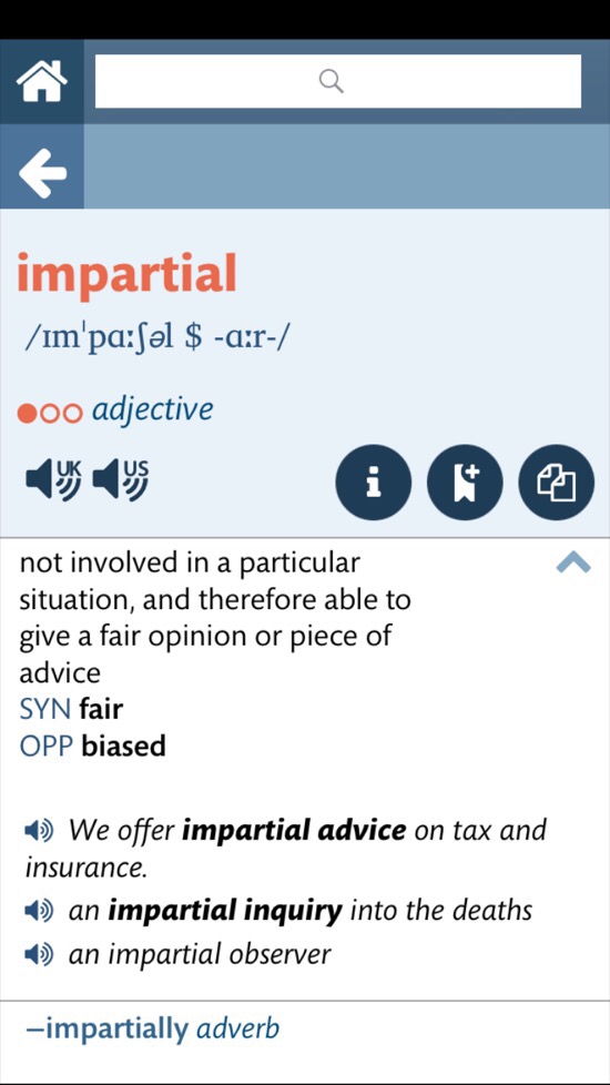 토익필수어휘 1396 : impartial = fair : 네이버 블로그