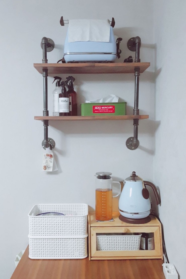 식탁 위 정리하기/ 브레드 박스/ 라탄박스 : 네이버 블로그