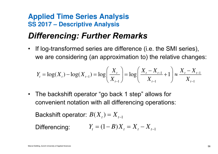 [시계열 분석법] 차분(differencing)을 통한 Trend 제거 심화편: Log-transformation and ...