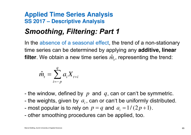 [시계열 분석] Smoothing, Filtering: Part 1 : 네이버 블로그