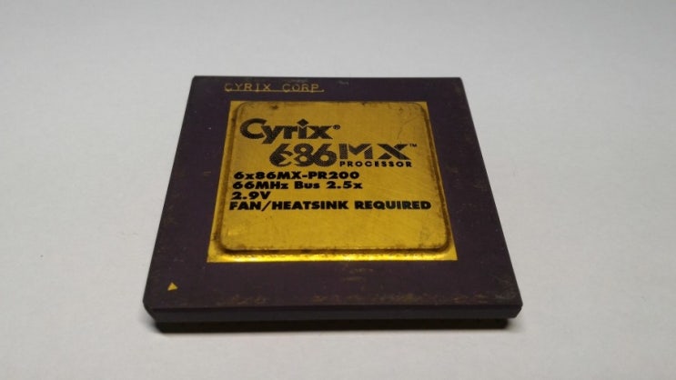 [CYRIX] Cyrix 6x86MX-PR200 (66MHz 2.9V) : 네이버 블로그
