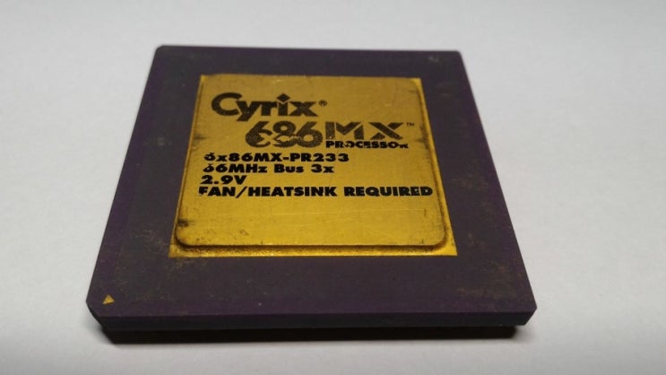 [CYRIX] Cyrix 6x86MX-PR233 (66MHz 2.9V) : 네이버 블로그