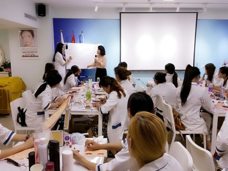 대전반영구학원대전반영구화장학원 제 9회차 중국 광저우 코리아뷰티 출장 교육대전반영구대전반영구화장반영구화장해외출장교육대전