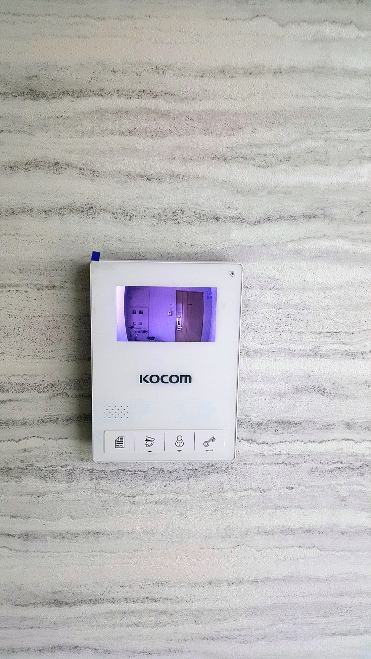의정부 용현동 용현현대 아파트 코콤비디오폰 KCV-434, SAMSUNG 푸쉬풀도어록 SHP-DP720 시공 사례#의정부비디오폰#민락동번호키#블루투스도어록#현관번호키#의정부 ...