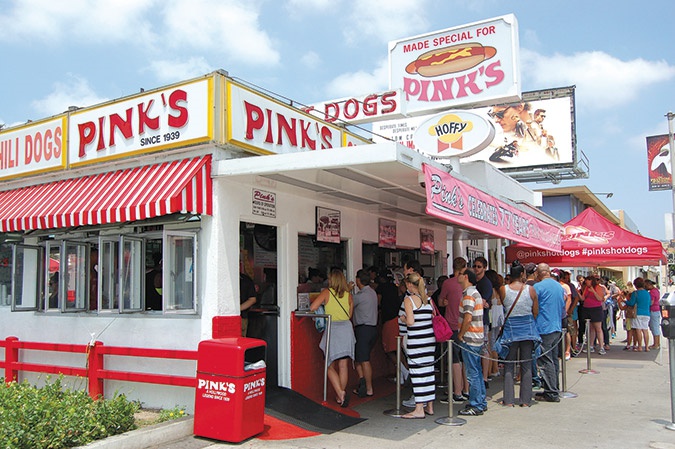 헐리우드 "핑크 핫도그" (Pink's hot dogs) : 네이버 블로그