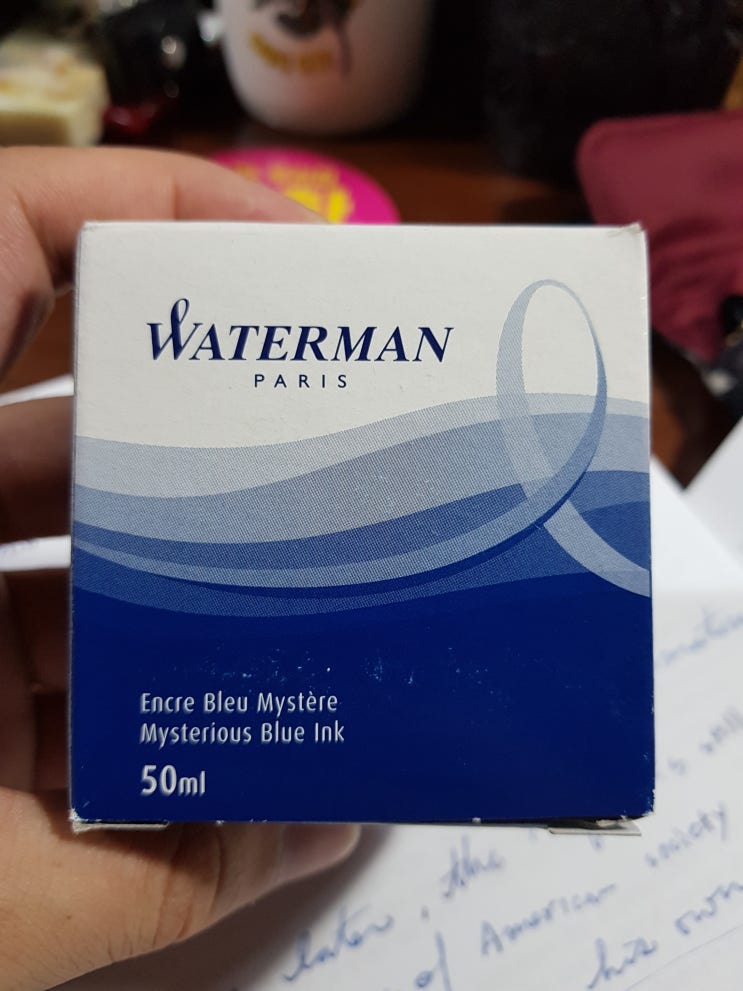 Waterman Blue-Black 리뷰 : 네이버 블로그