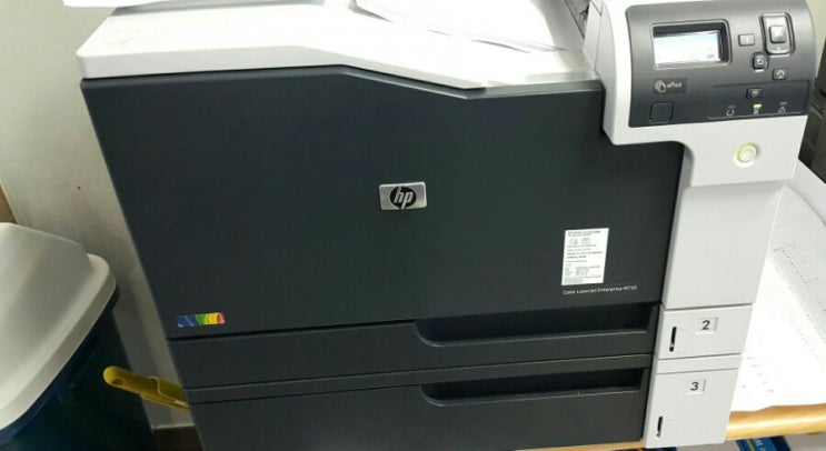 hp color laserjet enterprise m750 컬러 레이저젯 엔터프라이즈 M750 퓨저 랩 용지걸림 수리 AS ...