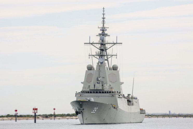 호주해군, 'DDGH-39 호바트(Hobart)' 방공구축함 인수 : 네이버 블로그