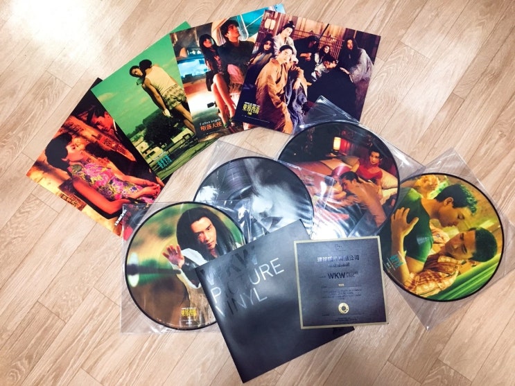 WKW Picture Vinyl set [픽쳐디스크 4LP] - 왕가위의 택동 영화사 25주년 기념(동사서독+타락천사+해피투게더 ...