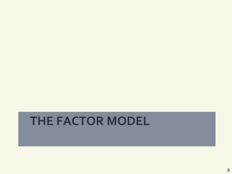 [Factor Analysis] Factor 모델 개념 정리! : 네이버 블로그