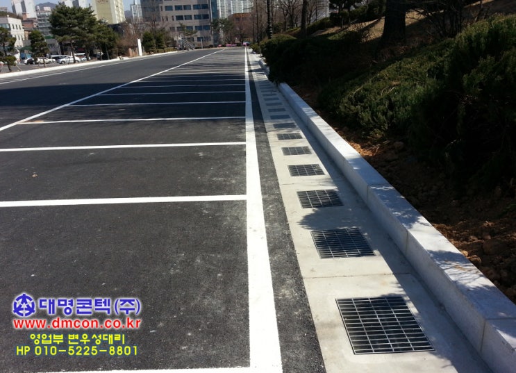 사각수로관우수사각관 사각수로관을 이용한 주차장 선배수시설 시공사진입니다 대명콘텍 대명콘택 네이버 블로그