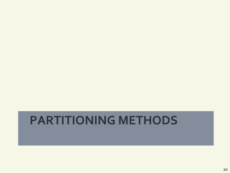 [Cluster Analysis] Partitioning 방법 (K-means, PAM(Partitioning Around ...