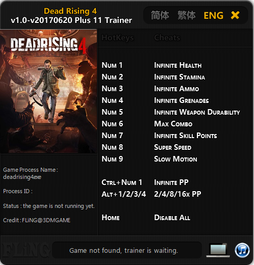 데드 라이징 4 트레이너 - Dead Rising 4 v1.0-v2017.06.20 +11 Trainer [FLiNG ...