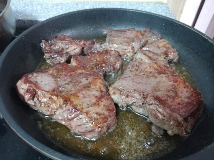 마눌님의 황제 서비스. 지마켓 Gtable (지테이블) 소등심 스테이크 + 가니쉬 세트 : 네이버 블로그