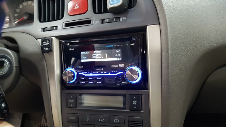 아반떼XD 블루투스가 지원되는 오디오 JB. LAB U7BT 장착완료. - 파워나비 : 네이버 블로그