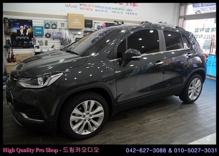 쉐보레 올뉴트랙스 마이링크, 마이비 MS-1400 셋탑형 네비게이션 연동작업 (흡음작업 시공) 대전 트랙스 네비매립 전문점 ...