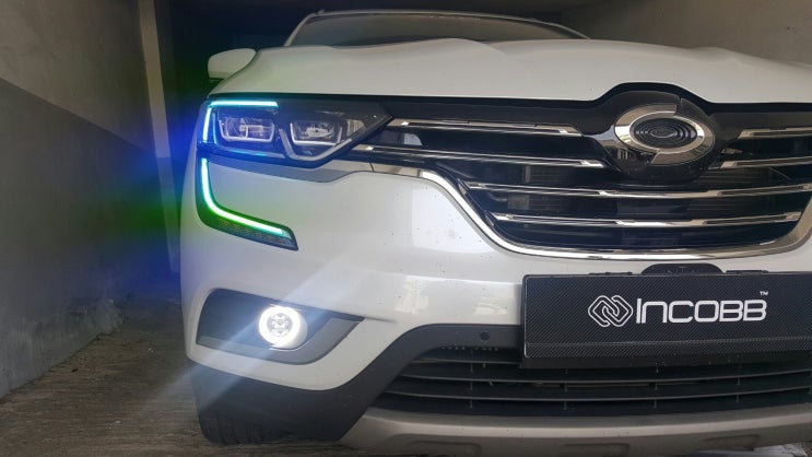 부산 자동차LED전문 인코브(INCOBB) 르노삼성 SM6/QM6 오스람(OSRAM) LED 36W RGBW 데이라이트(DRL) 행사진행!! : 네이버 블로그