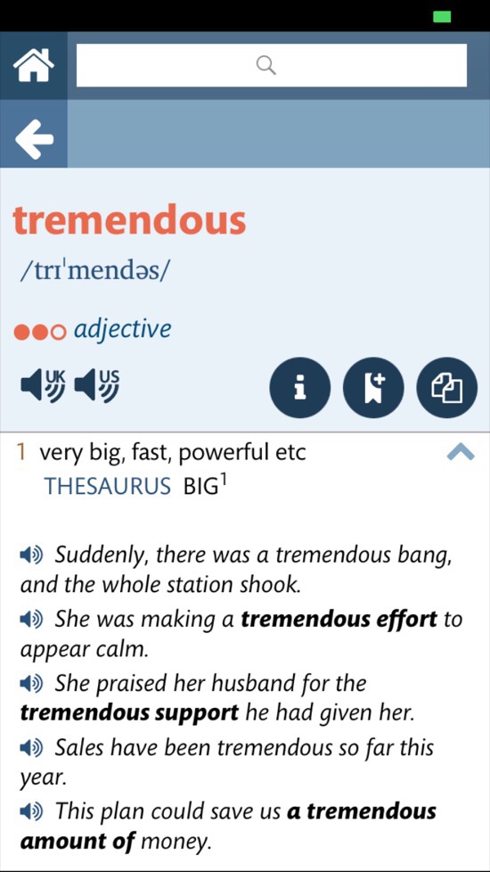 토익필수어휘 1974 : tremendous : 네이버 블로그