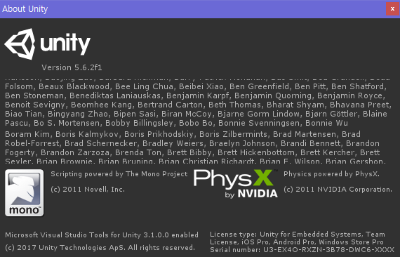 [유니티5] 5.6.2f1 릴리스(Unity) : 네이버 블로그