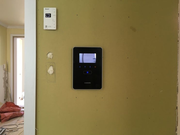 삼성인터폰 교체/ 인천 서구 가좌동 현대아파트 삼성비디오폰 SHT-3625AMK 설치 : 네이버 블로그